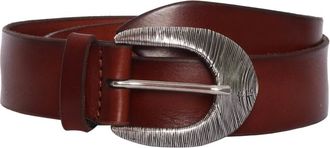 Orciani Homme, Accessoires, Brun, Taille: 75 CM Textured Buckle Leather Belt