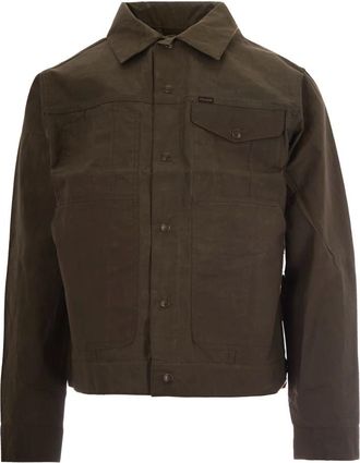 Filson Homme, Vestes, Vert, Taille: XL Veste en Coton Huil&eacute;