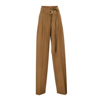 Max Mara Schlaghosen - - Trousers - Damen - Beige - 2XS