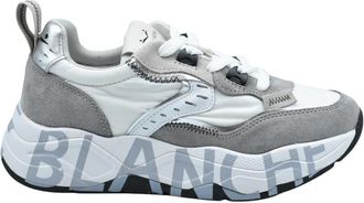 Voile Blanche Voile Blanche Low-Top Sneaker - Laced Sneakers With Textured Upper - Gr. 35 (EU) - in Weiß - für Damen