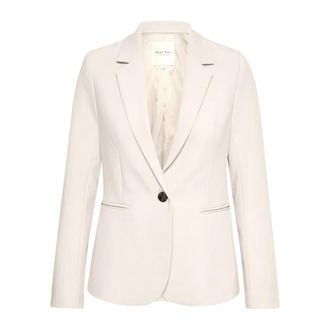 Part Two Klassischer Blazer French Oak - - Jackets - Damen - Beige - 3XL
