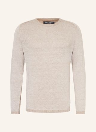 Marc O'Polo Marc Opolo Pullover Mit Leinen beige
