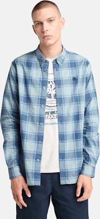 Timberland Karohemd aus Popeline für Herren in Navyblau, Herren, Navyblau, Größe
