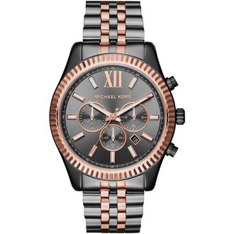 Michael Kors Lexington MK8561 Chronograph Graues Zifferblatt 44 mm Herrenarmbanduhr