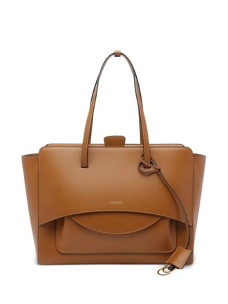 Hidesins grand sac &agrave; main Flap - Marron