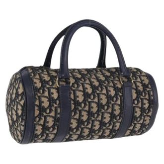 Dior Pre-owned Toile sacs-dior - Femme - Pre-owned - Bleu - Taille: ONE Size