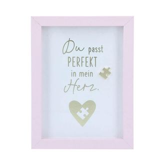Depesche 11626-020 - Bilderrahmen mit Kompliment, kleiner Deko-Rahmen mit hübschem Spruch, ca. 12 x 9 x 1,9 cm, ideal als Geschenk oder kleine Aufmerksamkeit
