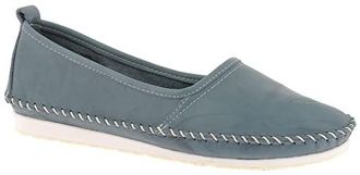 Andrea Conti Pantoufles pour Femme Mocassin, Denim, 36 EU