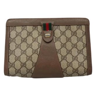 Gucci Pre-owned Leder clutches - - Pre-owned - Damen - Beige - ONE SIZE