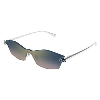 Cartier Shield Sonnenbrille - - Accessories - unisex - Grau - ONE SIZE
