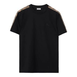 Burberry Check-trim Cotton T-shirt