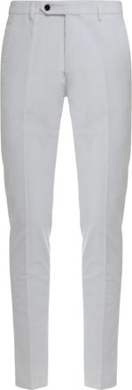 Moorer Homme, Pantalons, Blanc, Taille: M Pantalon en velours c&ocirc;tel&eacute; Carlon-VES