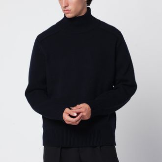 Soft Goat Rollkragenpullover aus Kaschmir in Navyblau