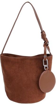 Generic Sac &agrave; bandouli&egrave;re tendance pour femme avec poign&eacute;e - Grande capacit&eacute; - Pour le quotidien et les voyages, marron, Mittelgro&szlig;e