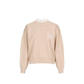 Suncoo Pull droit col victorien