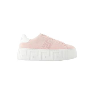 Versace Greca Border Plateau-Sneaker - - Shoes - Damen - Rosa - 40 EU