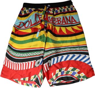Dolce & Gabbana Homme, Maillots de bain, Multicolore, Taille: M Shorts de bain &agrave; cordon de serrage