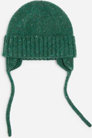 Arket Beanie Aus Wollmischung -Gr&uuml;n