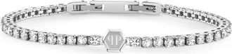 Philipp Plein Homme, Accessoires, Gris, Taille: ONE Size Tennis Royal Bracelet