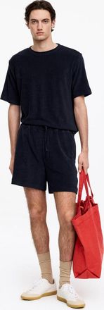 Arket Shorts Aus Baumwollfrottee -Blau