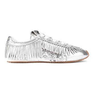 Kurt Geiger Femme, Chaussures, Gris, Taille: 37 EU Islington Fringe Baskets