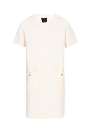 Dreimaster Dreimaster Kleid Frauen cremefarben