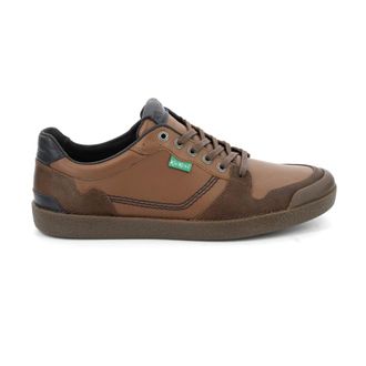 Kickers Homme, Chaussures, Brun, Taille: 40 EU Baskets Basses en Cuir Kick Trigolo