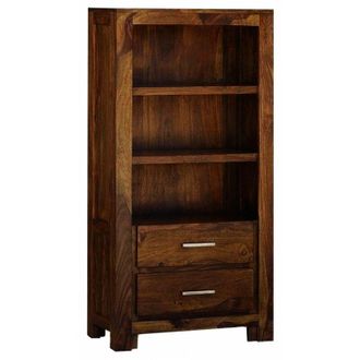Massivmoebel24 Regal Sheesham 60x35x120 life honey lackiert METRO LIFE 112