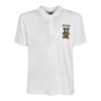 Moschino Stilvolle T-Shirts und Polos - - Tops - Herren - Wei&szlig; - 2XL
