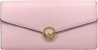 Fendi Pre-owned Long Wallet (Bi-fold) - Femme - Pre-owned - Rose - Taille: ONE Size