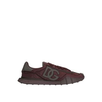 Dolce & Gabbana Athletische Nylon-Sneaker - - Shoes - Herren - Lila - 43 EU
