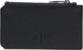 A|X Armani Exchange Homme, Accessoires, Noir, Taille: ONE Size Portefeuille en polyester avec fermeture &eacute;clair et poches int&eacute;rieures