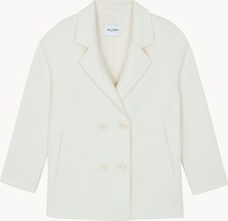 Kujten Veste double boutonnage crois&eacute; cachemire femme - Veste Kakuet
