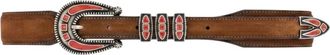 Alberto Luti Homme, Accessoires, Brun, Taille: 100 CM Ceinture Western en Daim