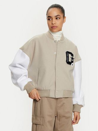 Converse Bomberjacke Retro Varsity 10026772-A01 Beige Relaxed Fit