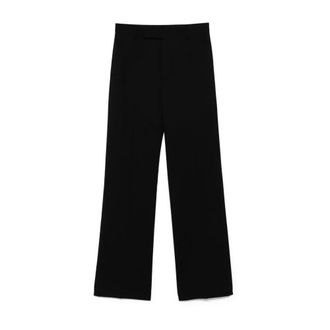 Rick Owens Casual Schwarze Wollhose - - Trousers - Damen - Schwarzk - XS