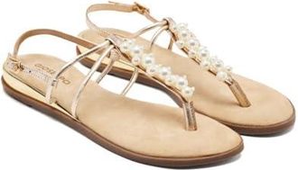 Gioseppo KOSSUTH, Sandales plates pour femme, Platine, 39 EU, Platine, 39 EU