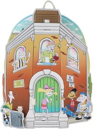 Loungefly Nickelodeon Hey Arnold! Sunset Arms Boarding House Mini sac à dos