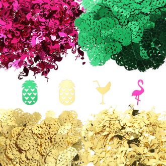 OSALADI DIYEAH Hawaiian Party Konfetti Buntes Tischdeko Glitzer Pailletten f&uuml;r Sommer Geburtstag Hochzeit Shower Tropische Mottoparty Dekoration