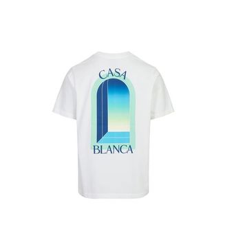 Casablanca T-shirt LArche droit en coton