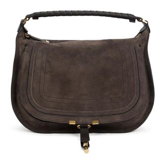Chlo&eacute; Femme, Sacs, Brun, Taille: ONE Size Marcie Shoulder Bag