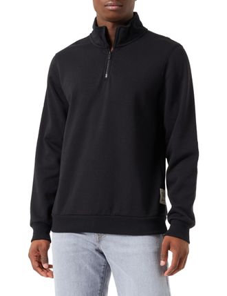 Koton Men Half Zipper High Neck Long Sleeve Sweatshirt