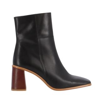 Alohas West Vintage Schwarze Leder Stiefeletten - - Shoes - Damen - Schwarzk - 41 EU