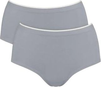 sloggi Lot de 2 culottes taille haute Go Sense