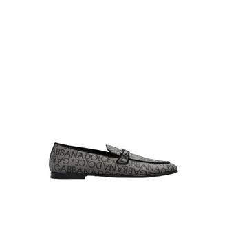 Dolce & Gabbana Loafers mit Monogramm - - Shoes - Herren - Grau - 40 1/2 EU