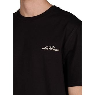 Les Deux T-shirt droit brod&eacute; en coton