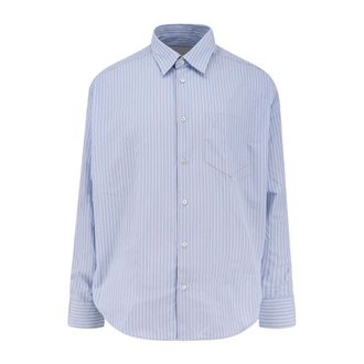 Ami Homme, Chemises, Bleu, Taille: XL De Coeur Boxy Shirt