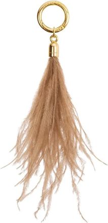 Hibourama Bags Femme, Sacs, Beige, Taille: ONE Size Piume Pendant