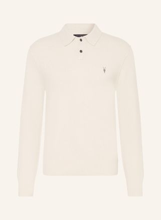 AllSaints Allsaints Strick-Poloshirt Statten weiss