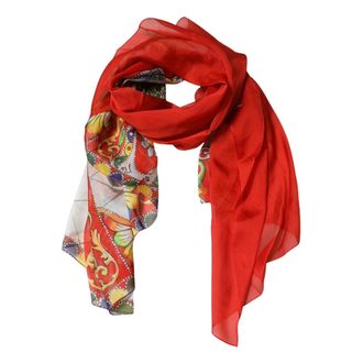 Dolce & Gabbana Foulard historique imprim&eacute; - Femme - Accessoires - Rouge - Taille: ONE Size